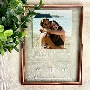 Apple Music Style Float Frame - Includes Frame W/ Your Picture & Song ...