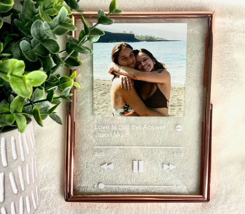 Apple Music Style Float Frame Includes Frame W/ Your Picture - Etsy