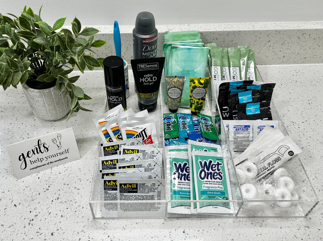 Wedding Day Vanity Kits Tray & Items Included 110 Times Ready to ...