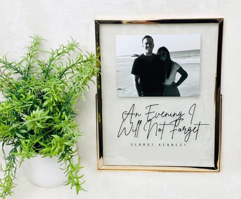 Music Title Float Frame With Picture Customized To You Etsy Ireland