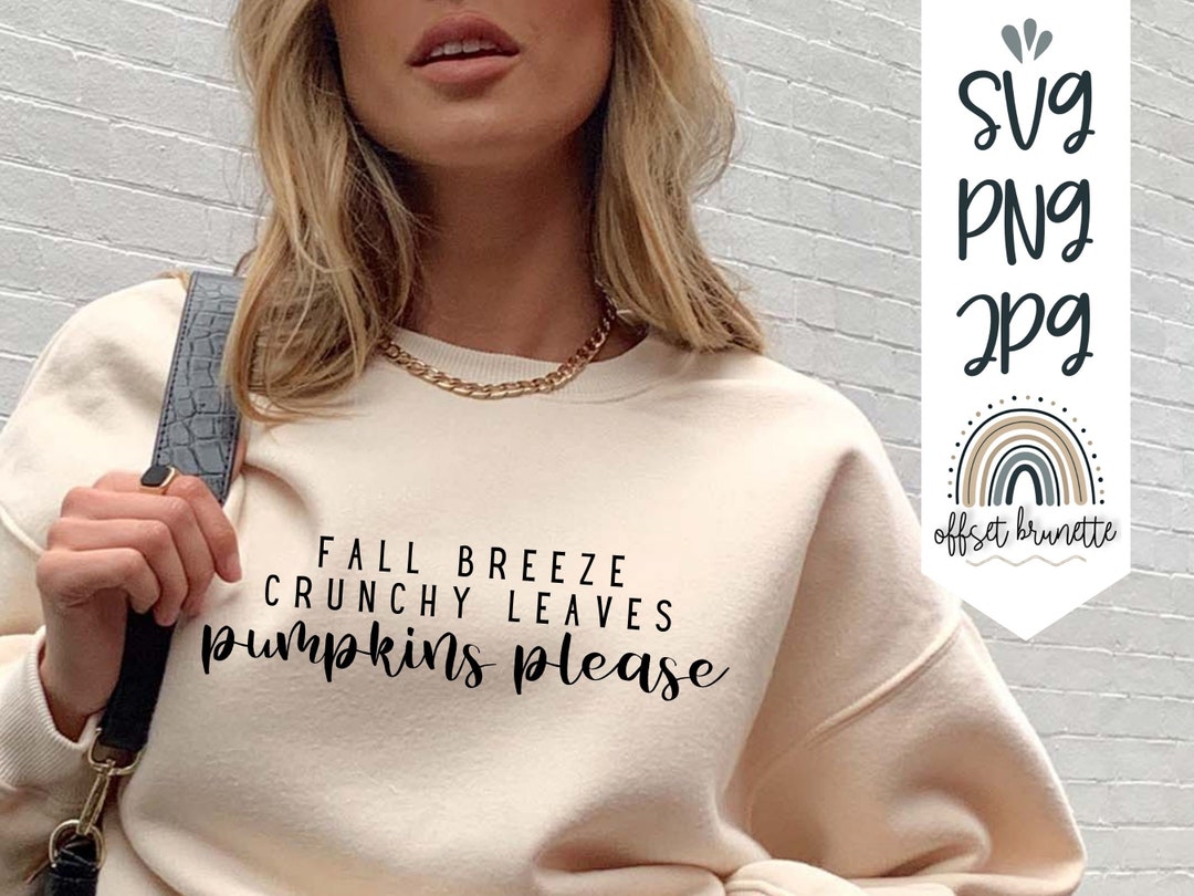 Fall SVG | Zip File Containing Svg, Jpg, Png | Silhouette & Cricut Cut ...