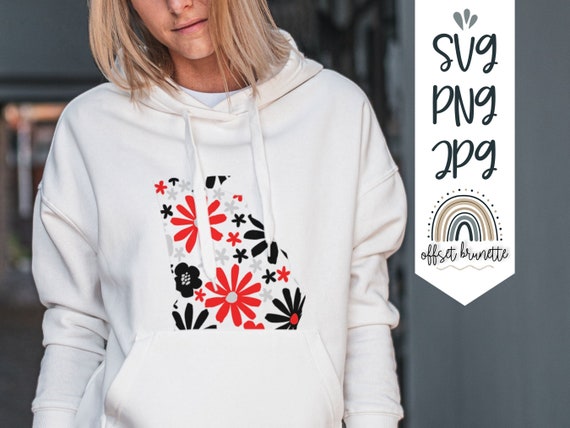 Floral Georgia SVG Floral Georgia Sublimation Georgia PNG - Etsy