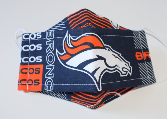NFL Denver Broncos 3D Face Mask Reusable Face Mask | Etsy UK