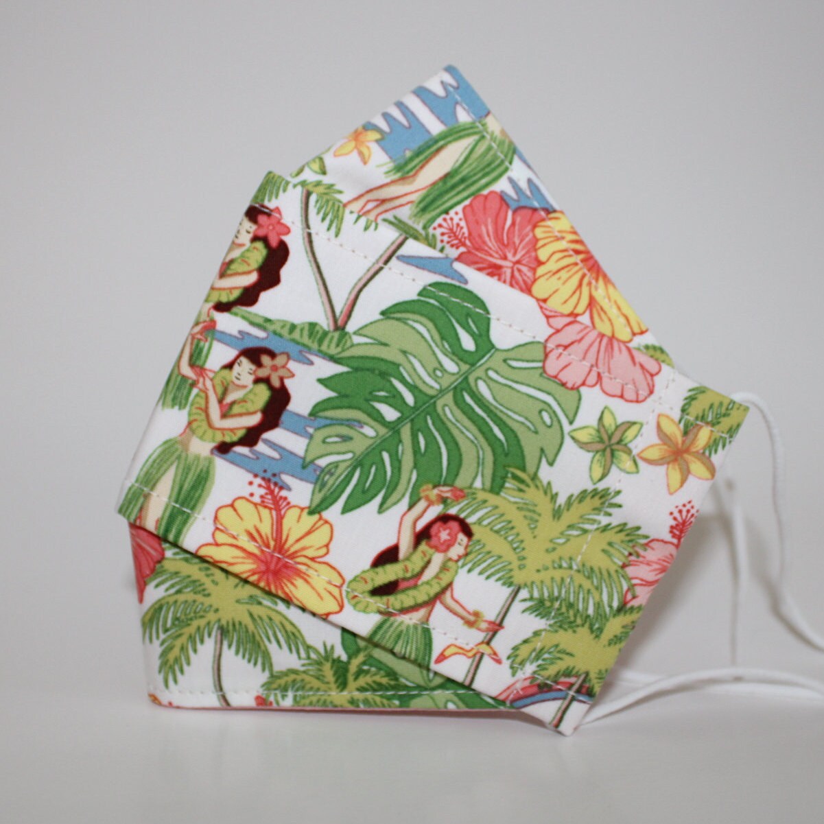 Hawaiian Hula Girl 3D Face Mask Reusable Face Mask | Etsy