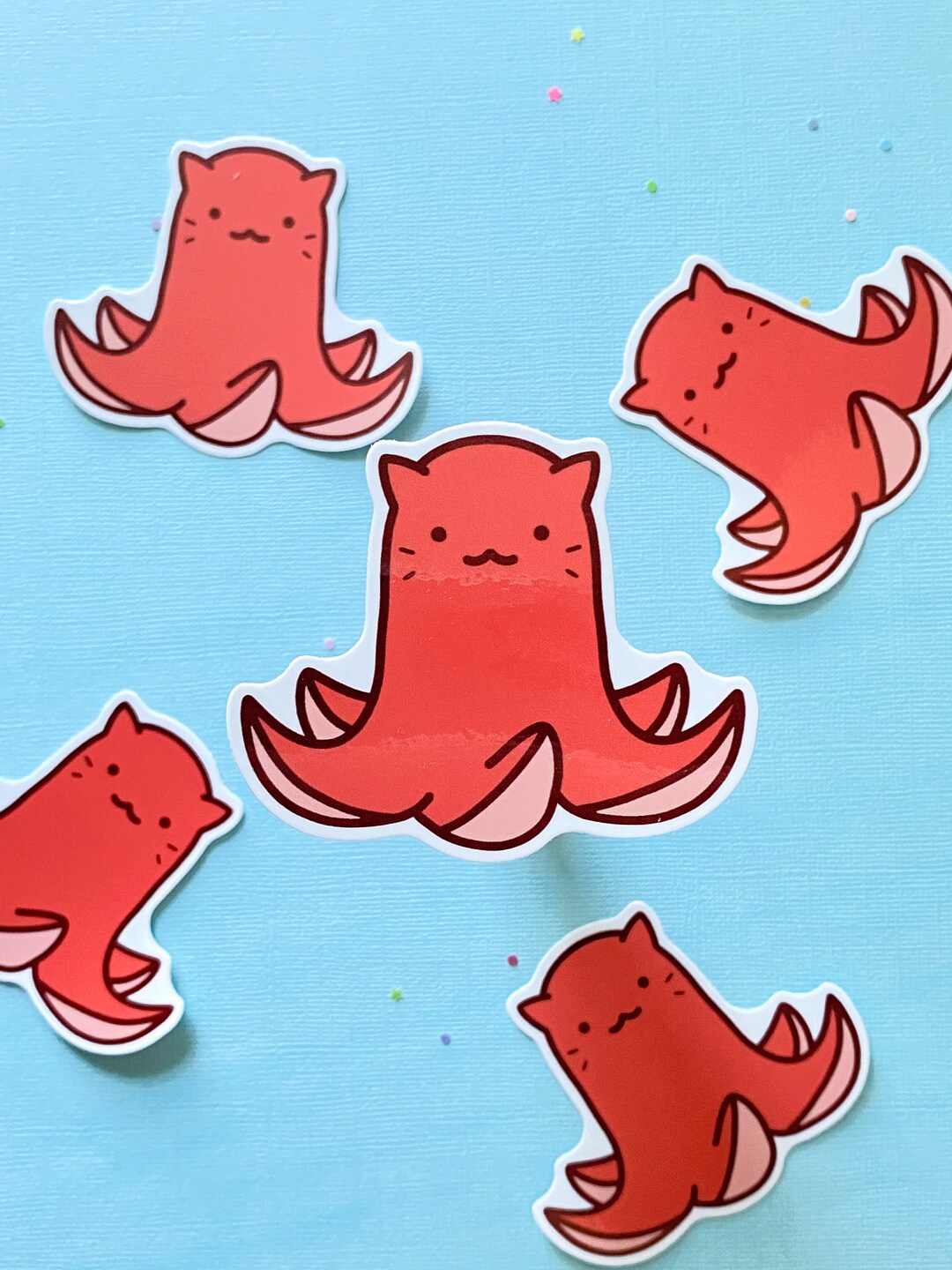 Tako Cat Jumbo Sticker/ Cute Sticker / Tako Sticker/ Japanese - Etsy