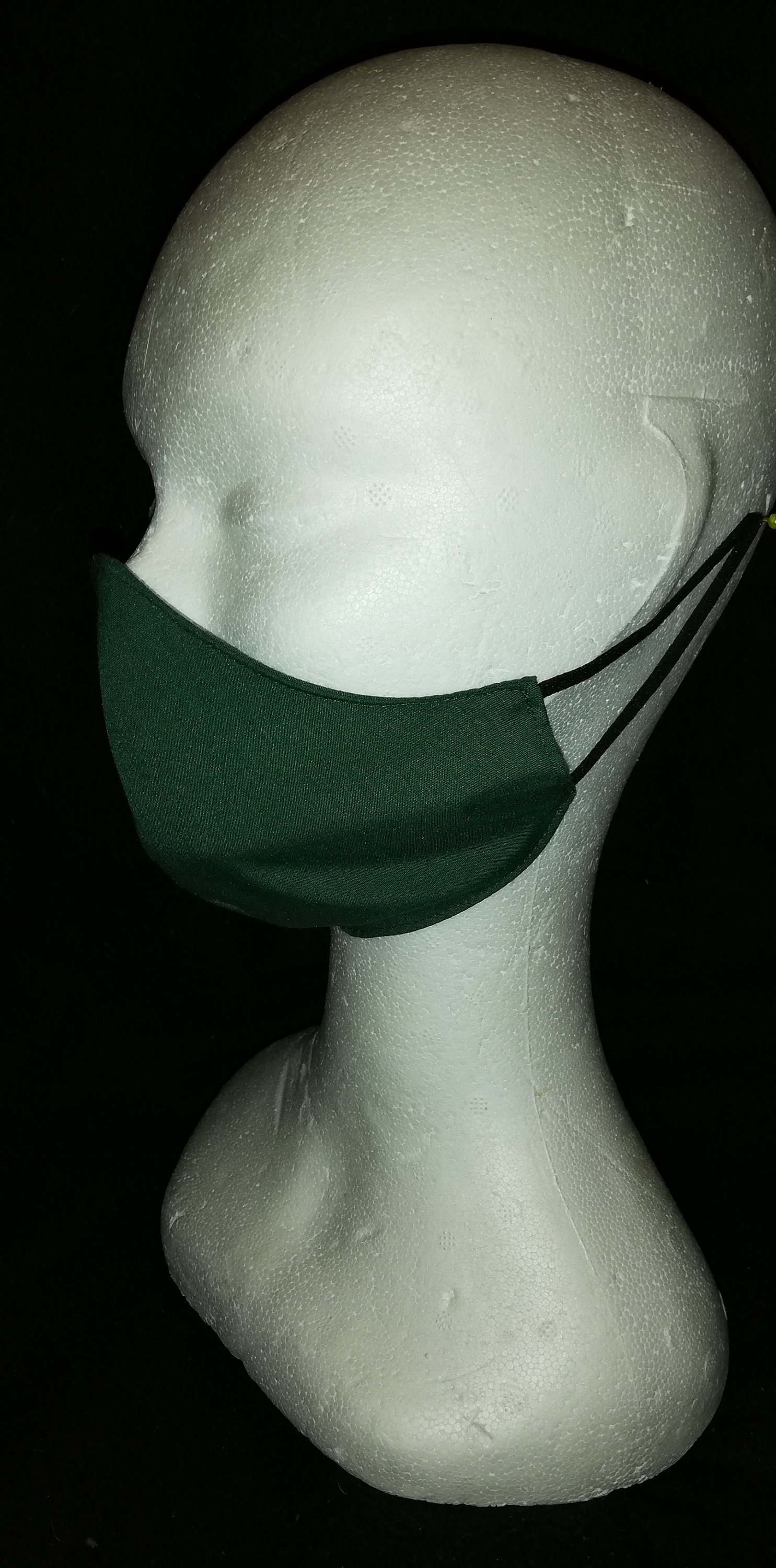 Twin Layered Fitted Face Covering Face Mask: Paramedic Green - Etsy