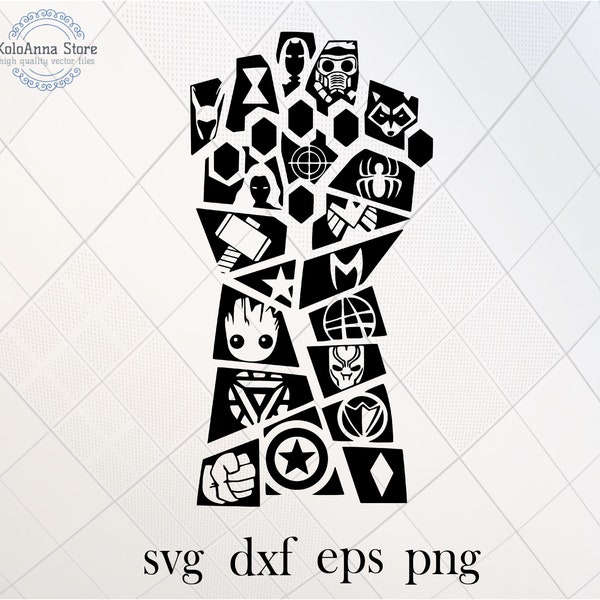 Gauntlet Svg - Etsy