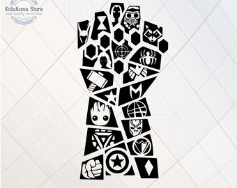 Infinity Gauntlet File - Etsy