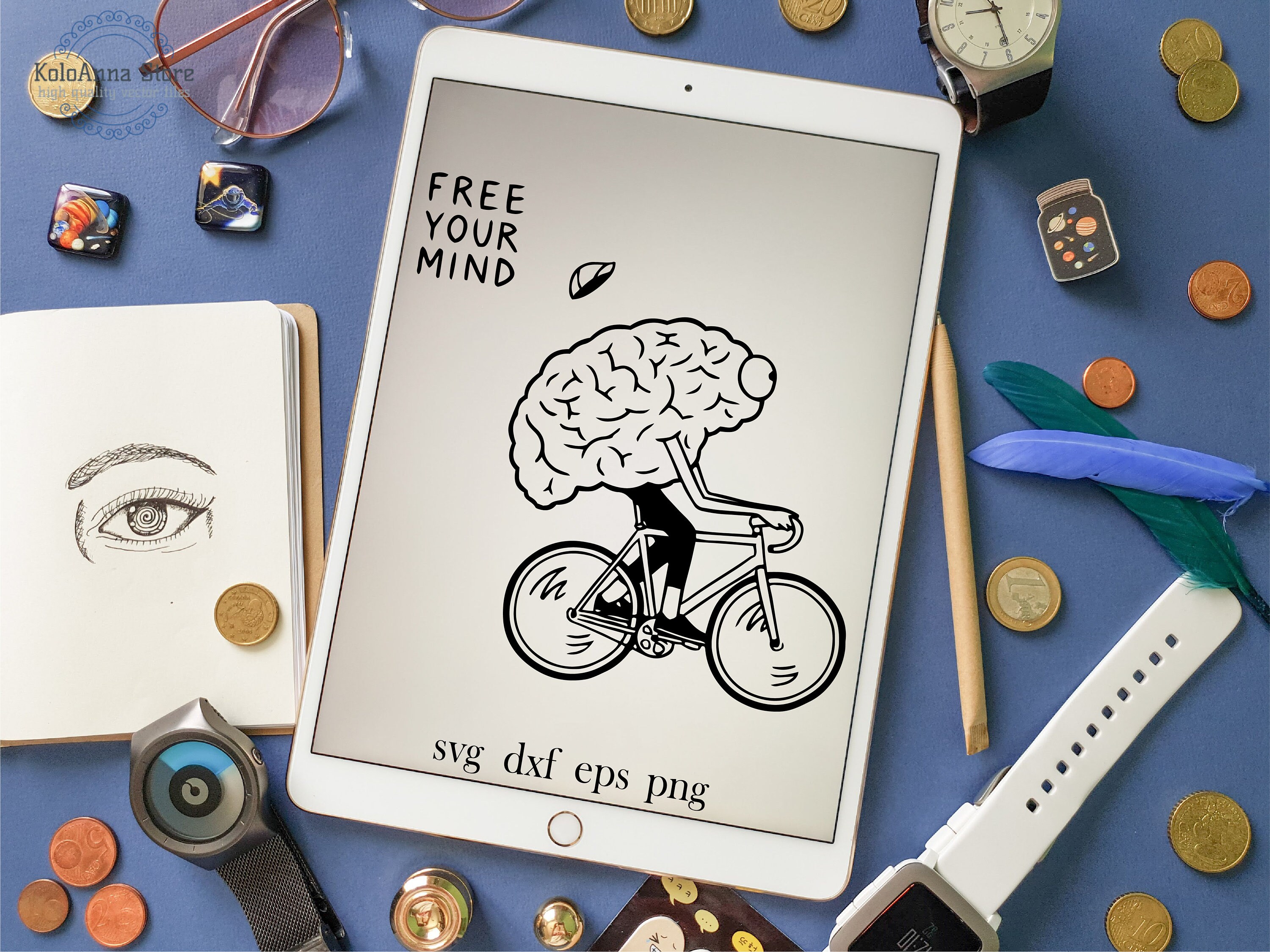 Free Your Mind Svg Bike Svg Bicycle Svg Cycling Svg Riding - Etsy