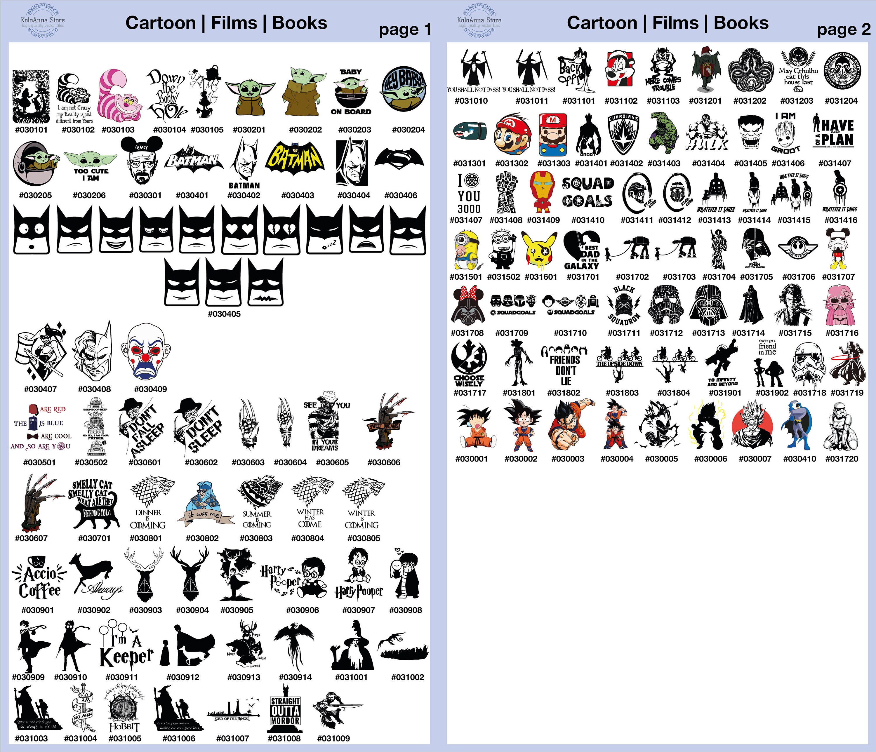 All Files in the Shop Svg Bundle Svg Pack Instant Download - Etsy