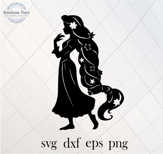 Rapunzel svg enredado svg princesa svg rapunzel cortar | Etsy