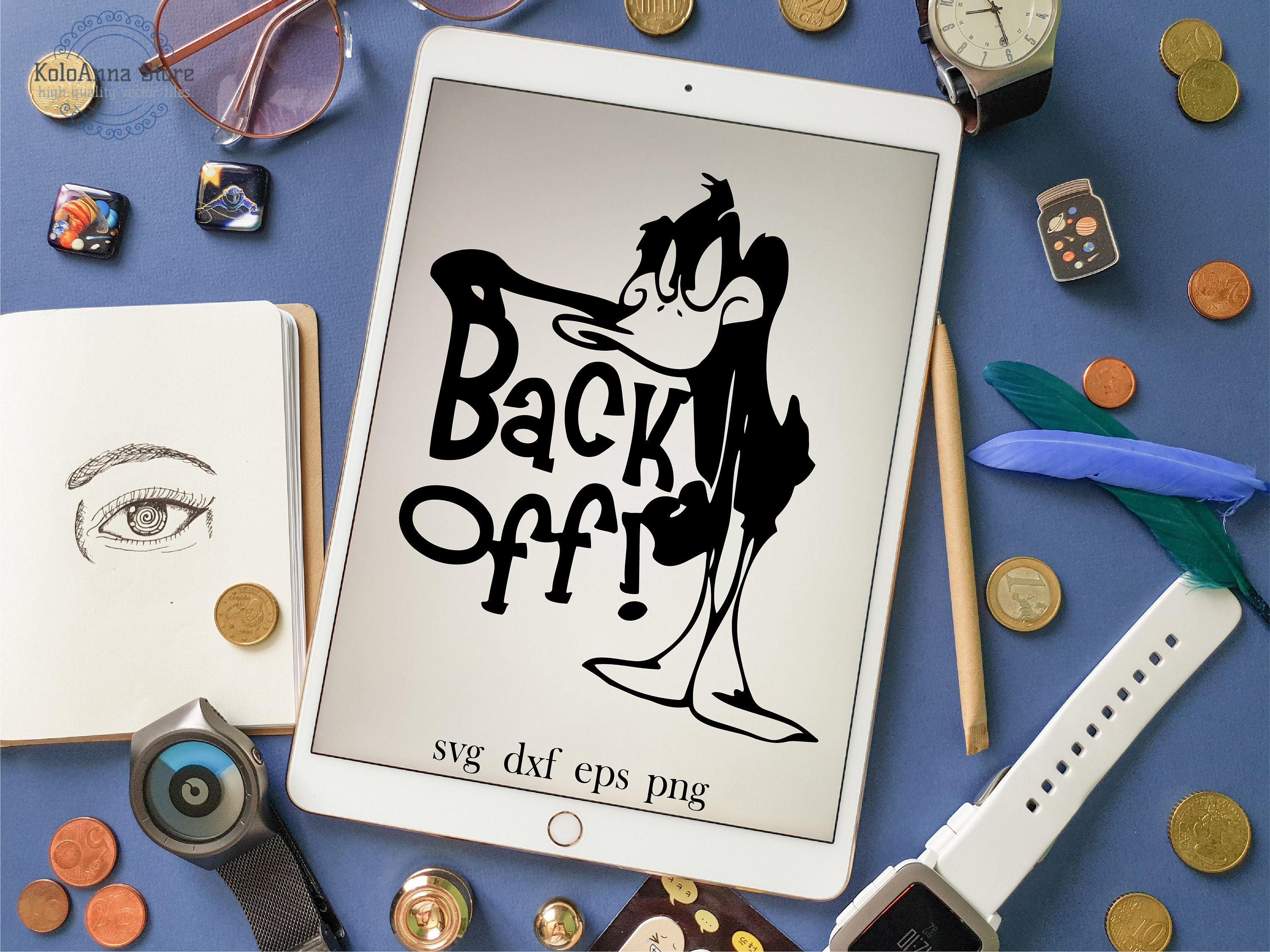 Back off Svg Duck Svg Cartoon Svg Cartoon Character - Etsy Canada