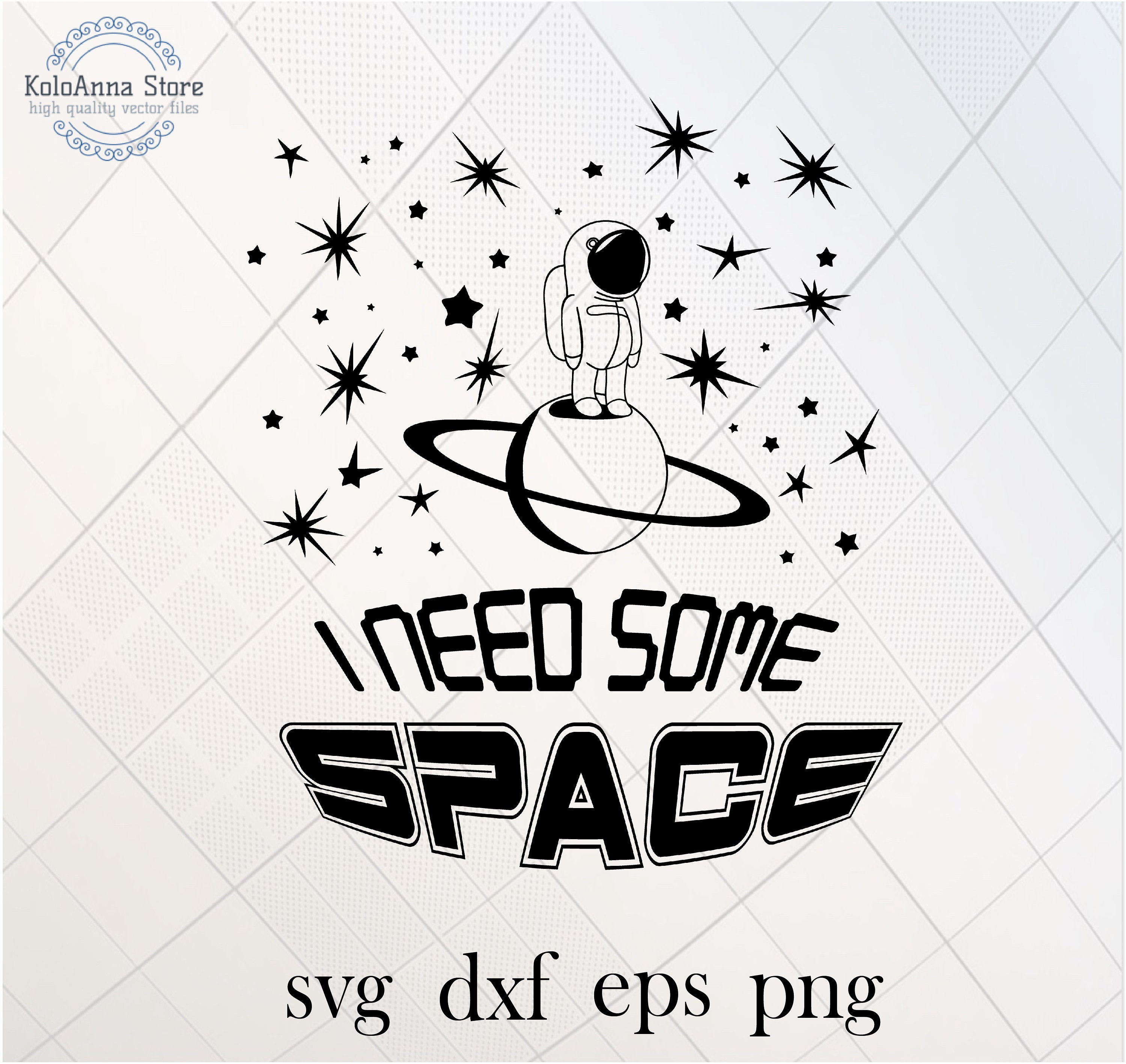 I Need Some Space Svg Space Svg Astronaut Svg Introvert | Etsy
