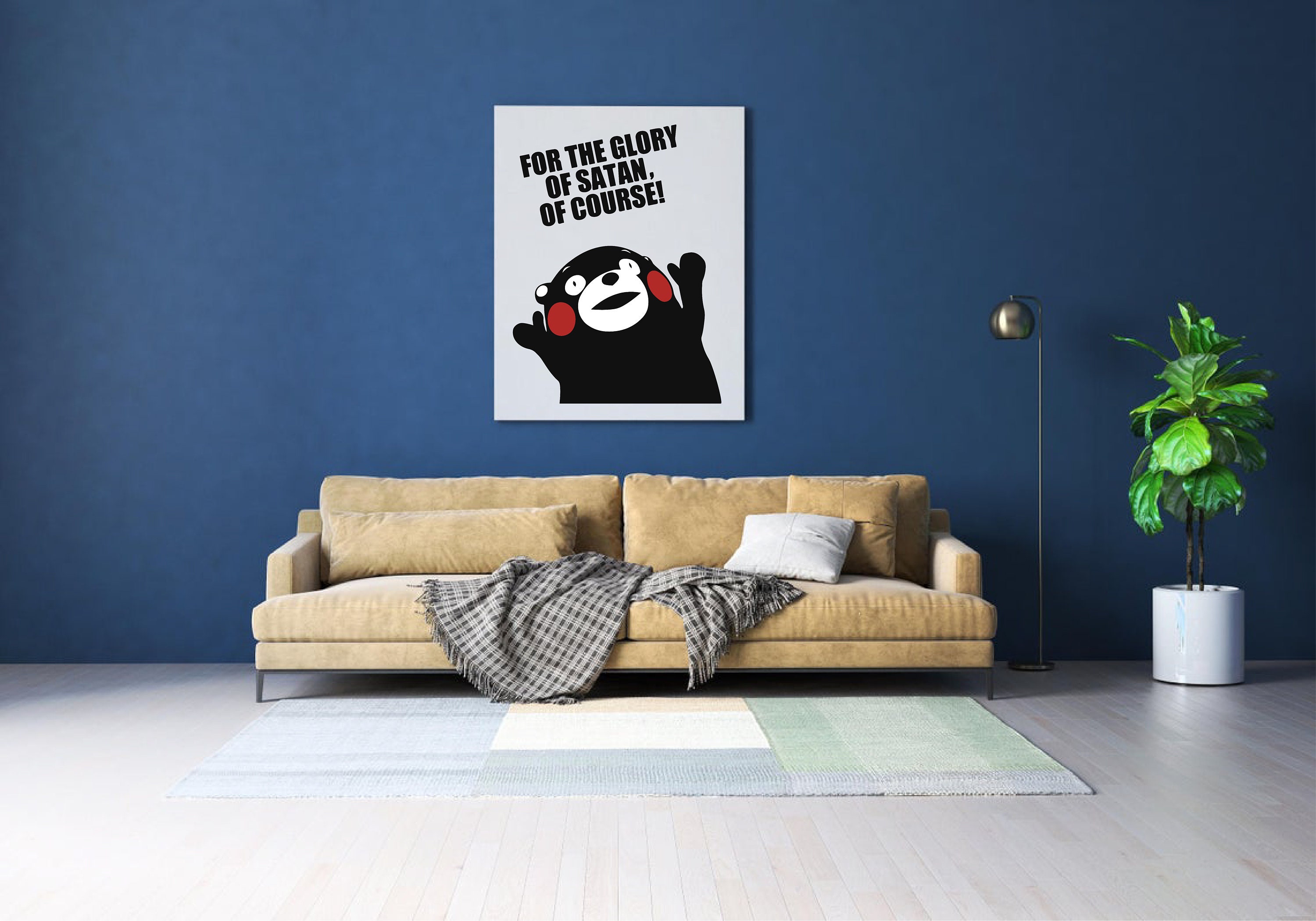 Why Svg for the Glory of Satan Svg Kumamon Svg Meme Svg | Etsy