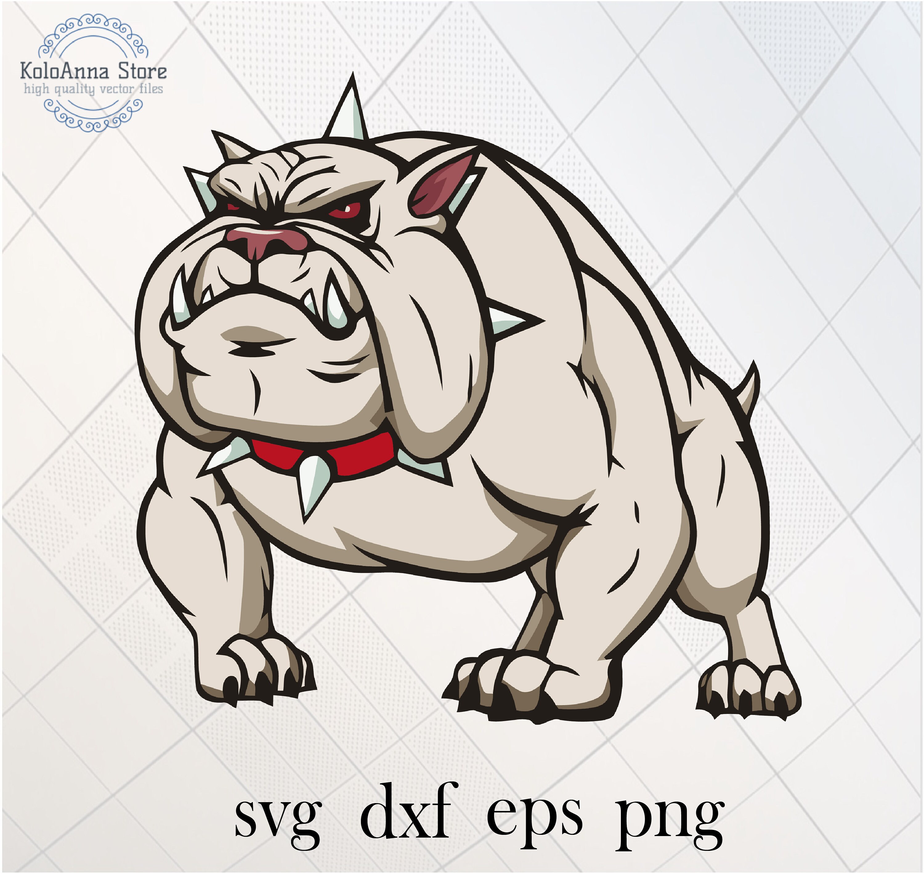 Angry English Bulldog