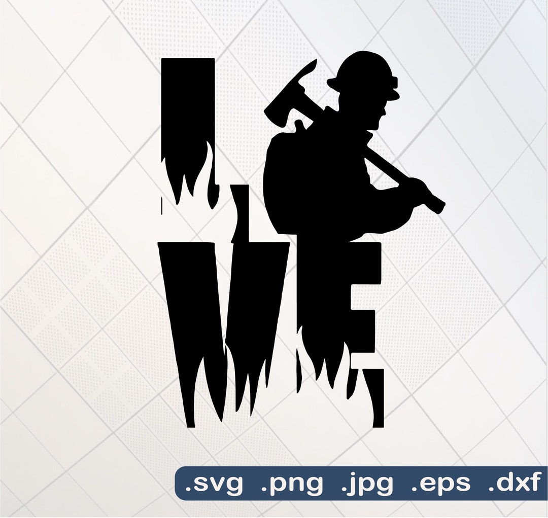 Firefighter SVG, Firefighter PNG, Fireman SVG, Fire Dept Svg, Fire ...