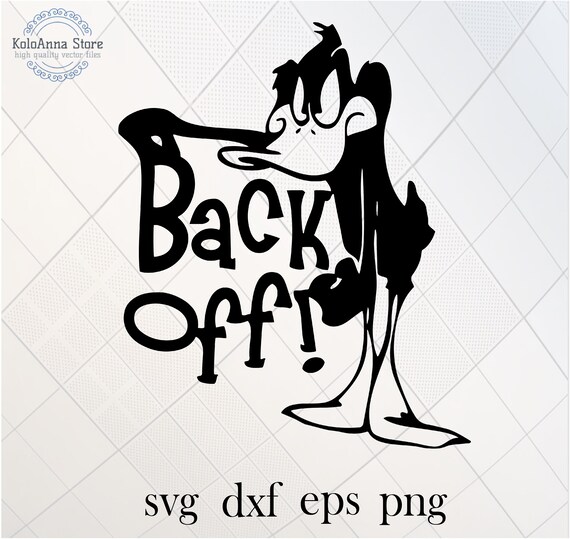 Back off Svg Duck Svg Cartoon Svg Cartoon Character - Etsy Canada