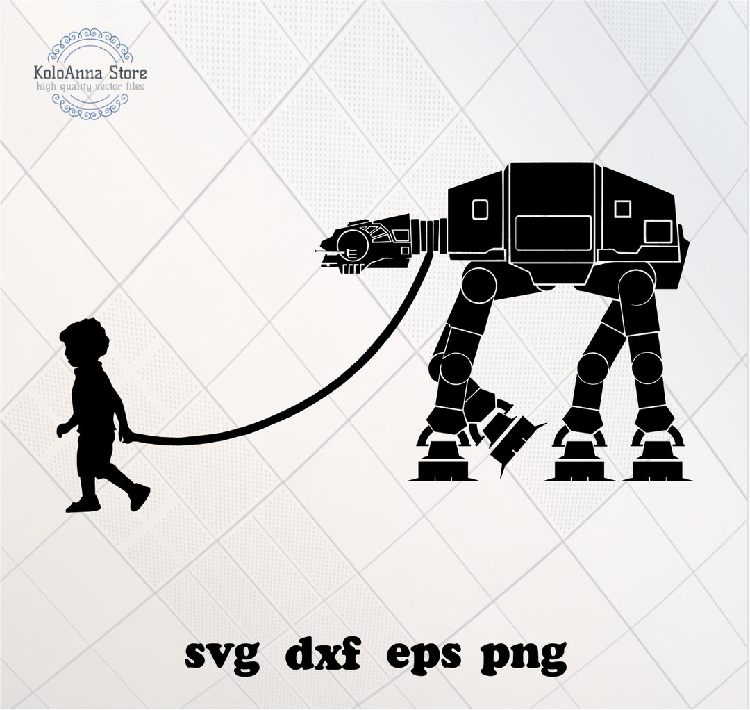 AT-AT SVG, Dog Svg, Cat Svg, T-shirt Design, Tumbler Design, Laser Cut ...