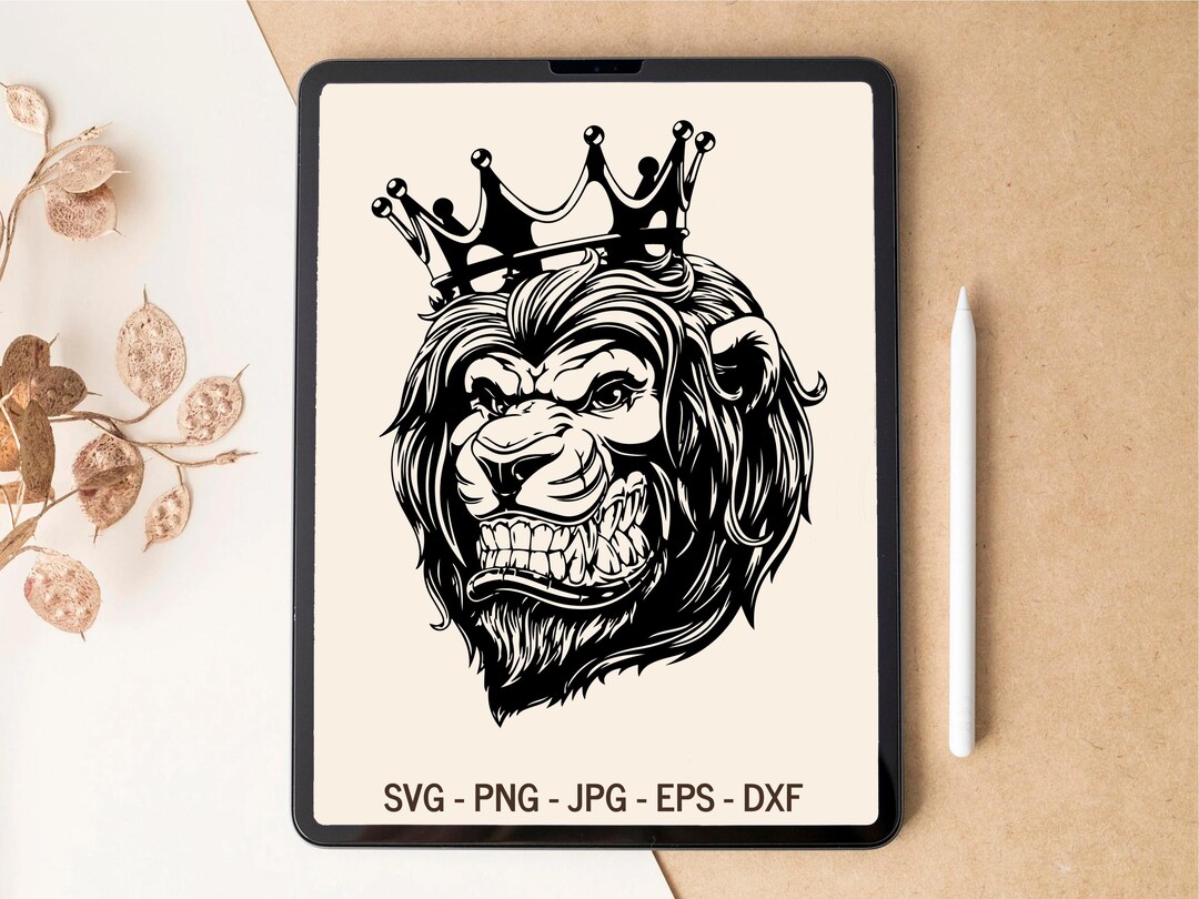 Lion SVG, King SVG, Lion PNG, Lion Shirt Design, T-shirt Design ...