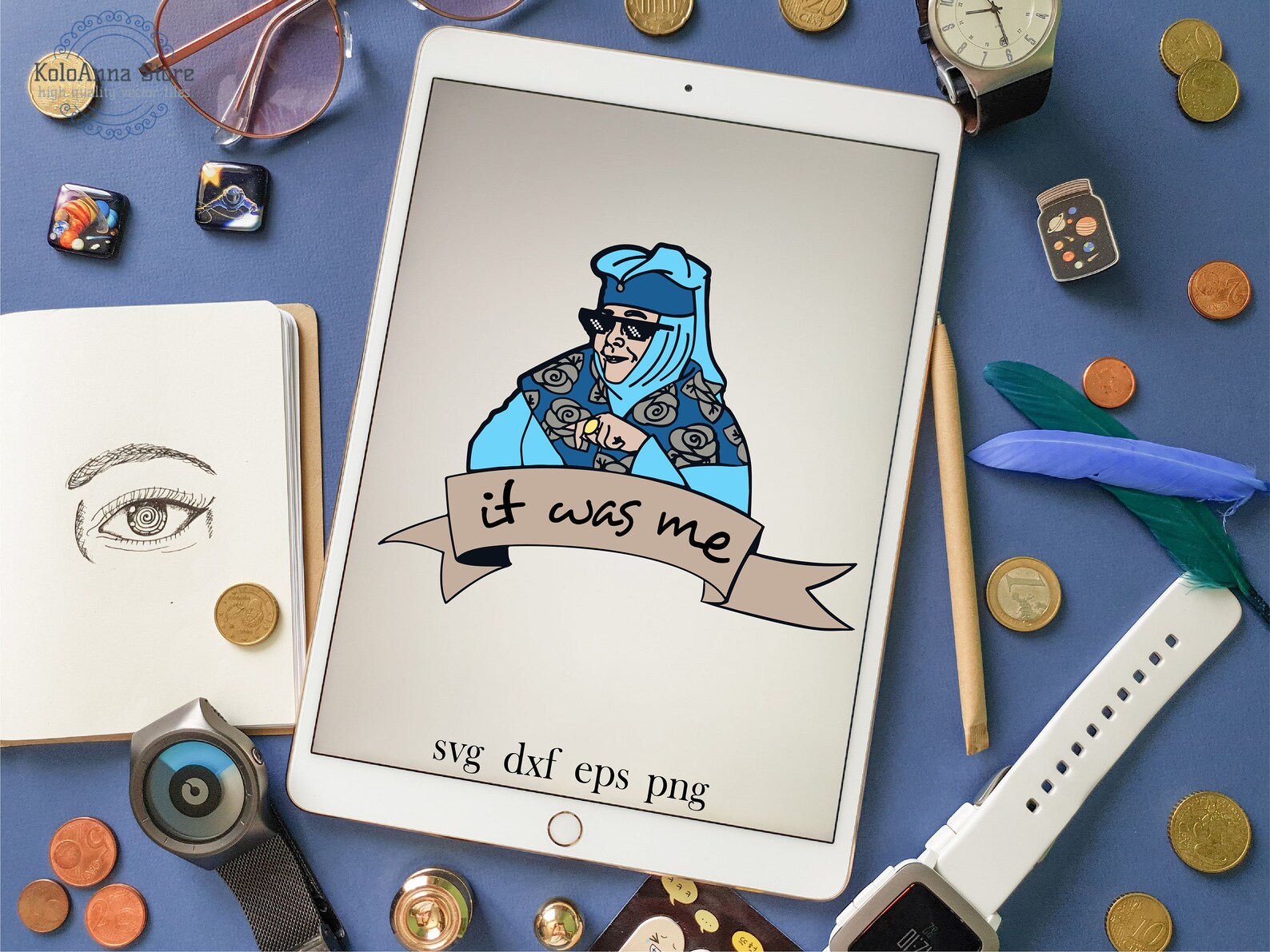 It Was Me It Was Me Svg Diana Rigg Svg Lady Svg Olenna - Etsy