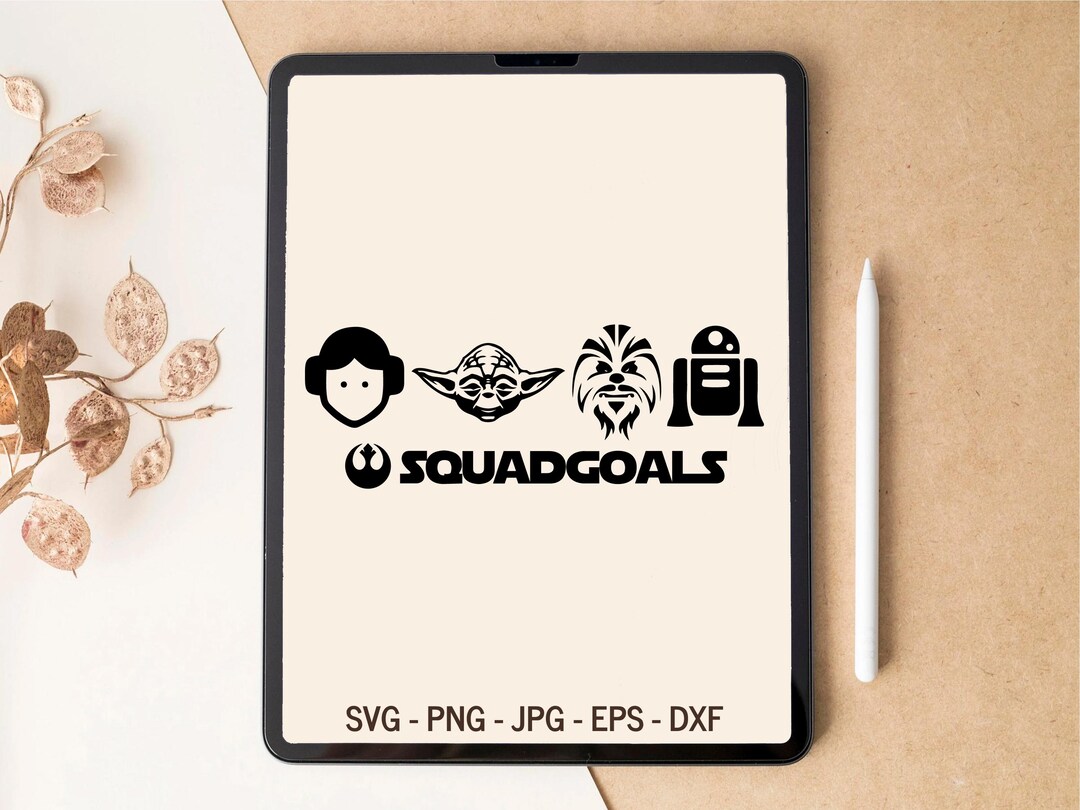 Squadgoals SVG, Squad Tore SVG, T-Shirt-Design, Tumbler-Design ...