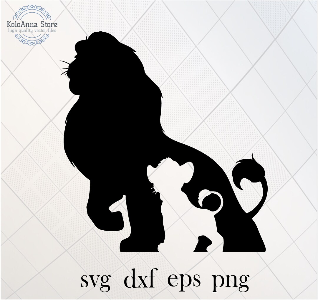 Lion King Svg, Simba Svg, Mufasa Svg, King of the Jungle, Lion Svg ...