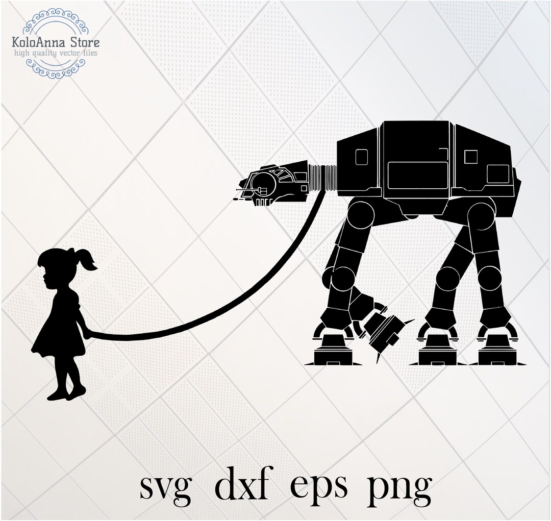 AT-AT SVG, Dog Svg, Cat Svg, T-shirt Design, Tumbler Design, Laser Cut ...