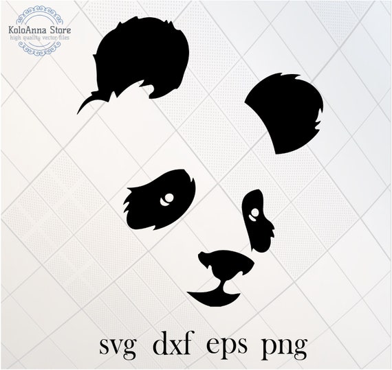 Panda svg oso panda svg oso svg archivo cortado panda - Etsy España