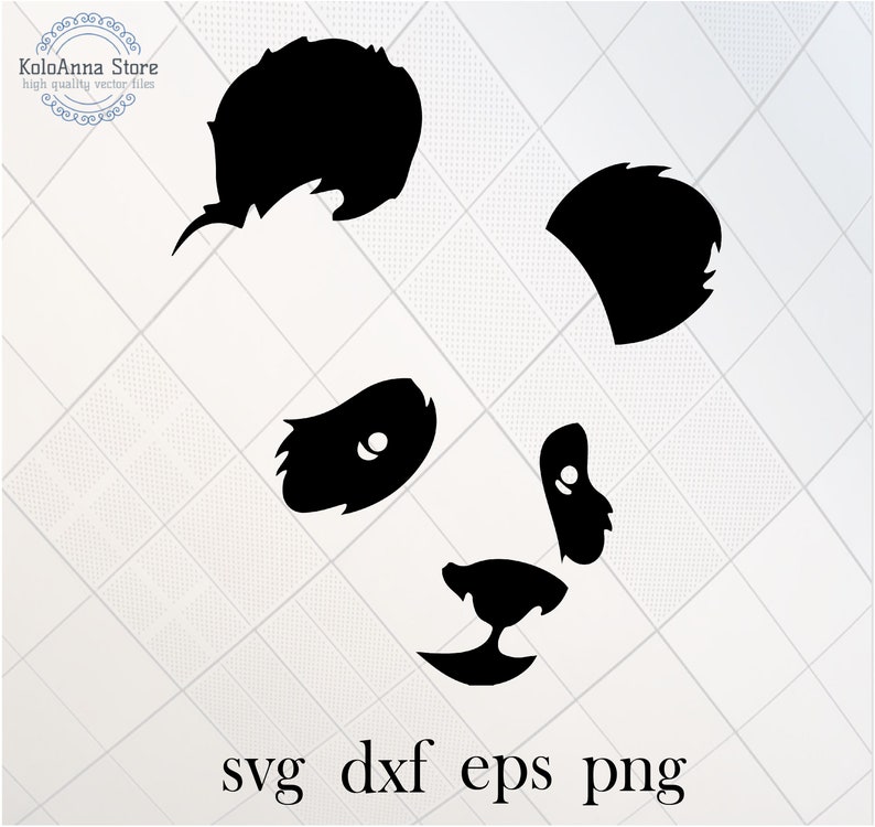 Panda Svg Panda Bear Svg Bear Svg Panda Cut File Cute - Etsy