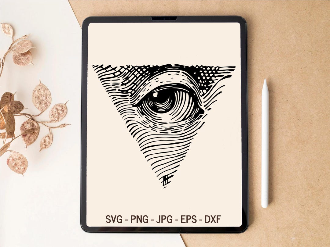 Eye SVG, Masonic Eye SVG, Freemasons SVG, Free Mason Svg, Masonic, T ...