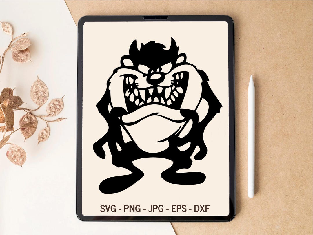 Tasmanian Devil SVG, Cartoon SVG, Kids SVG, T-shirt Design, Tumbler ...