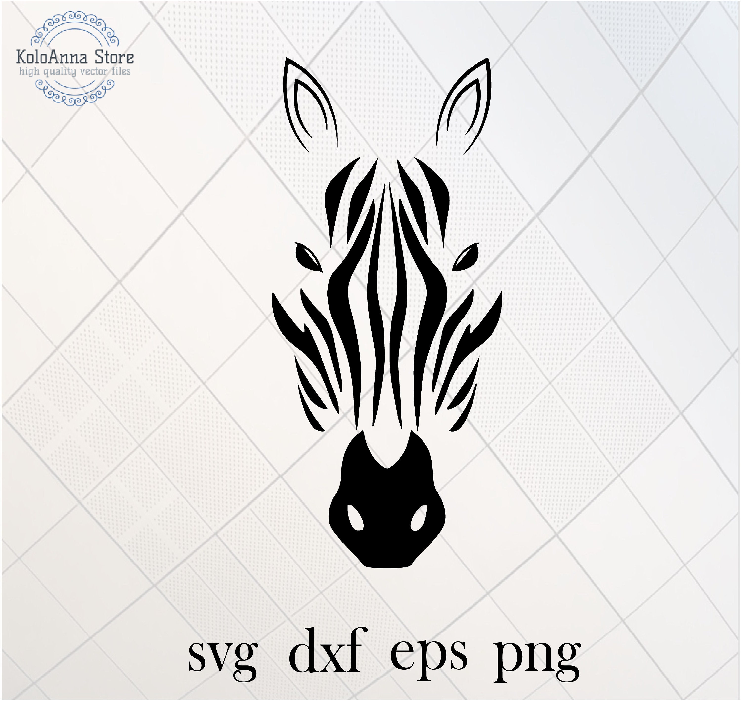 Zebra Svg Zebra Head Svg Zebra Cut File Zebra Silhouette - Etsy Canada
