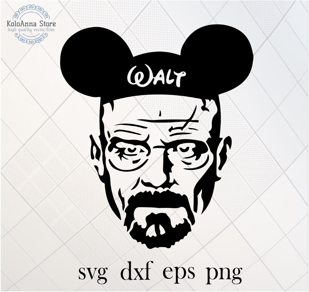 Walt svg, walter white svg, mouse svg, breaking bad svg, cricut, cut ...