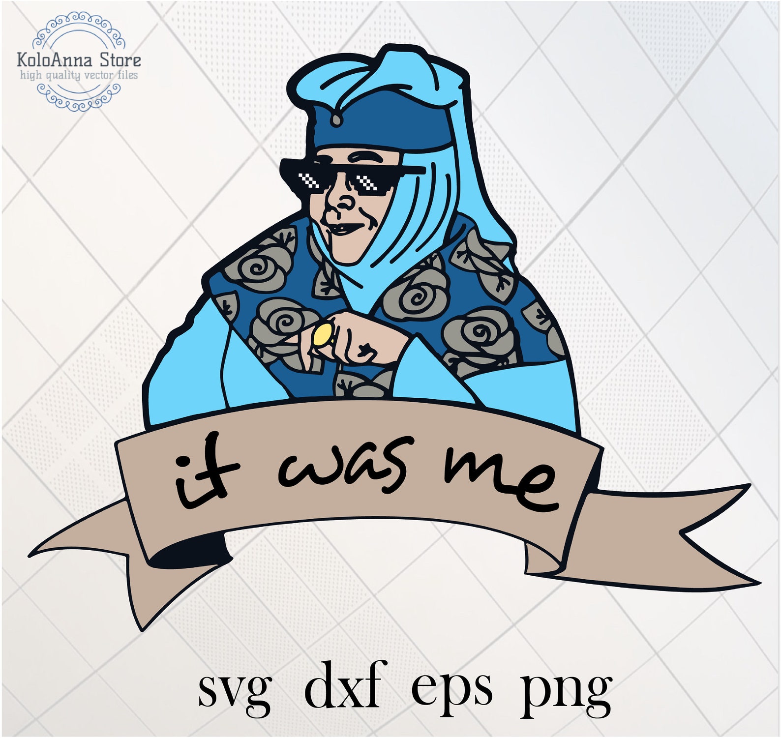 It Was Me It Was Me Svg Diana Rigg Svg Lady Svg Olenna - Etsy