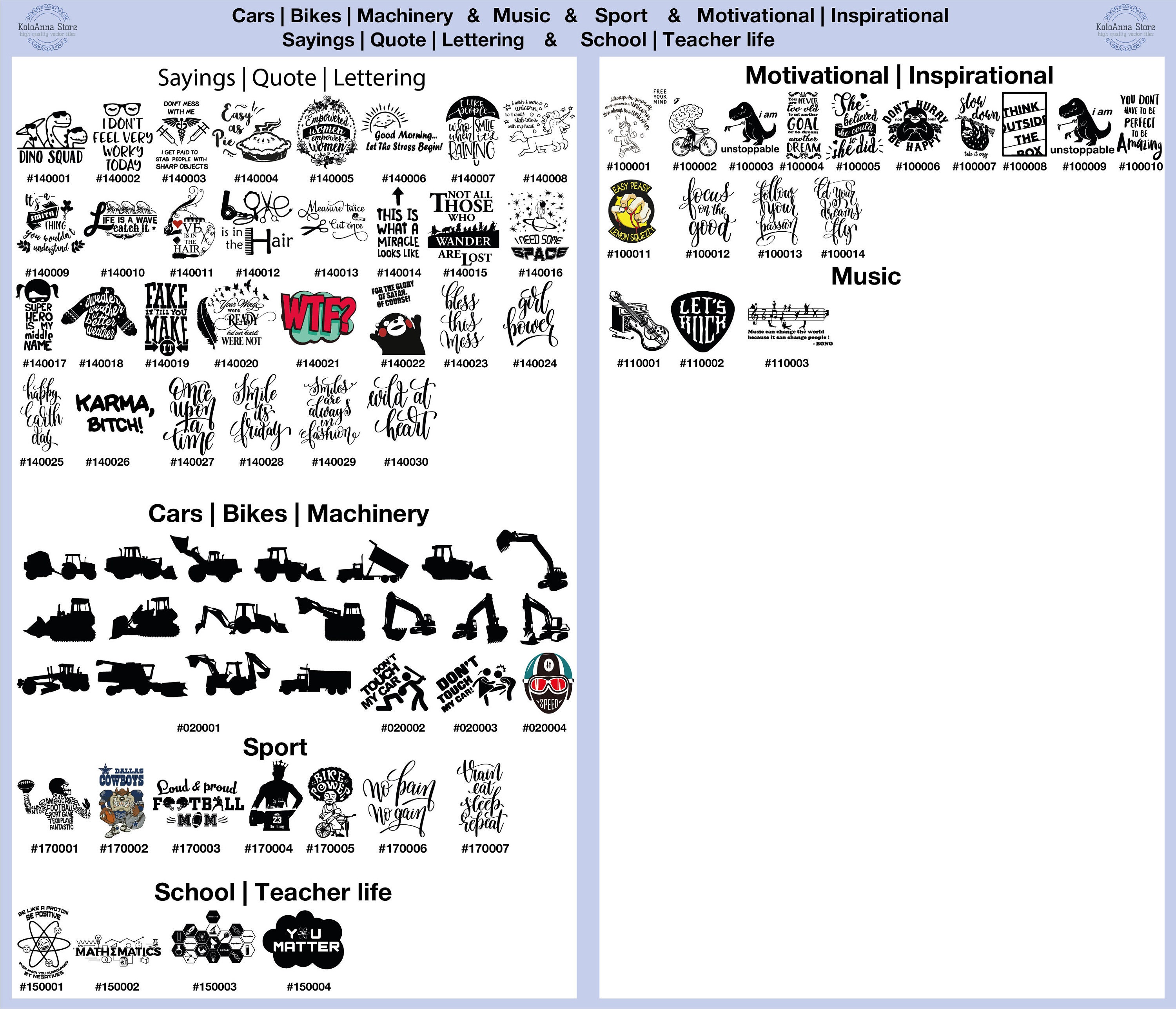 All Files in the Shop Svg Bundle Svg Pack Instant Download - Etsy