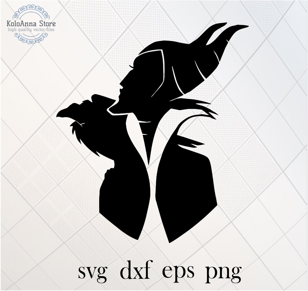 Maleficent Svg Halloween Svg Maleficent Cut File Villain - Etsy