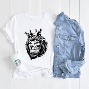 Lion Svg Lion Head Svg King of Animals Svg King Svg Crown - Etsy