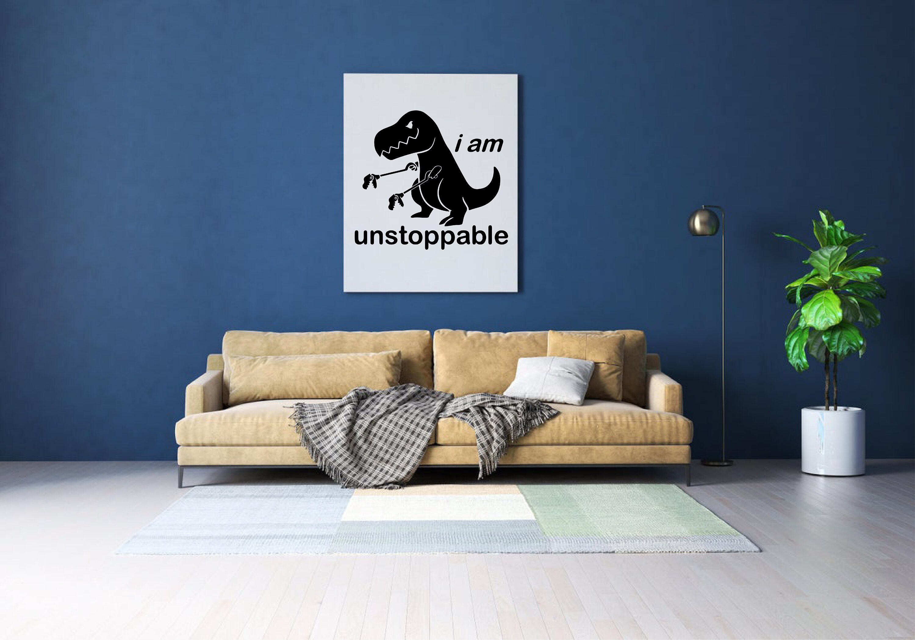 I Am Unstoppable Svg T-rex Svg Tyrannosaurus Rex Dinosaur | Etsy Canada