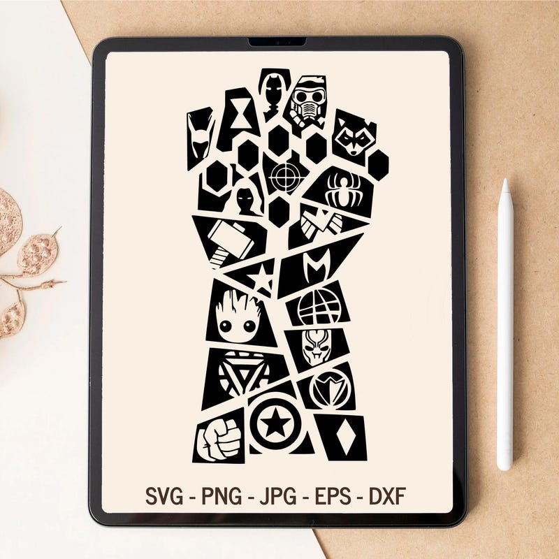 Gauntlet Svg - Etsy