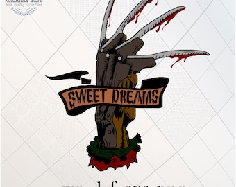 Freddy Krueger Claws Drawing