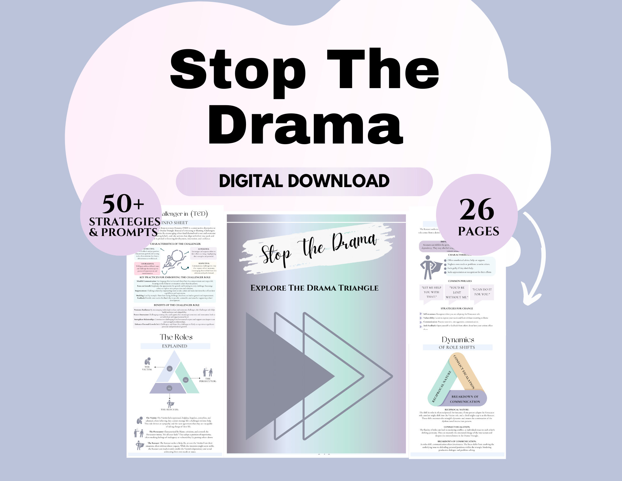 Workbook Drama Triangle Worksheets Relationship Couples Counseling ...