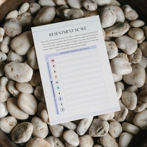 Resentment Cycle Therapy Worksheets Conflict Resolution Workbook Family ...