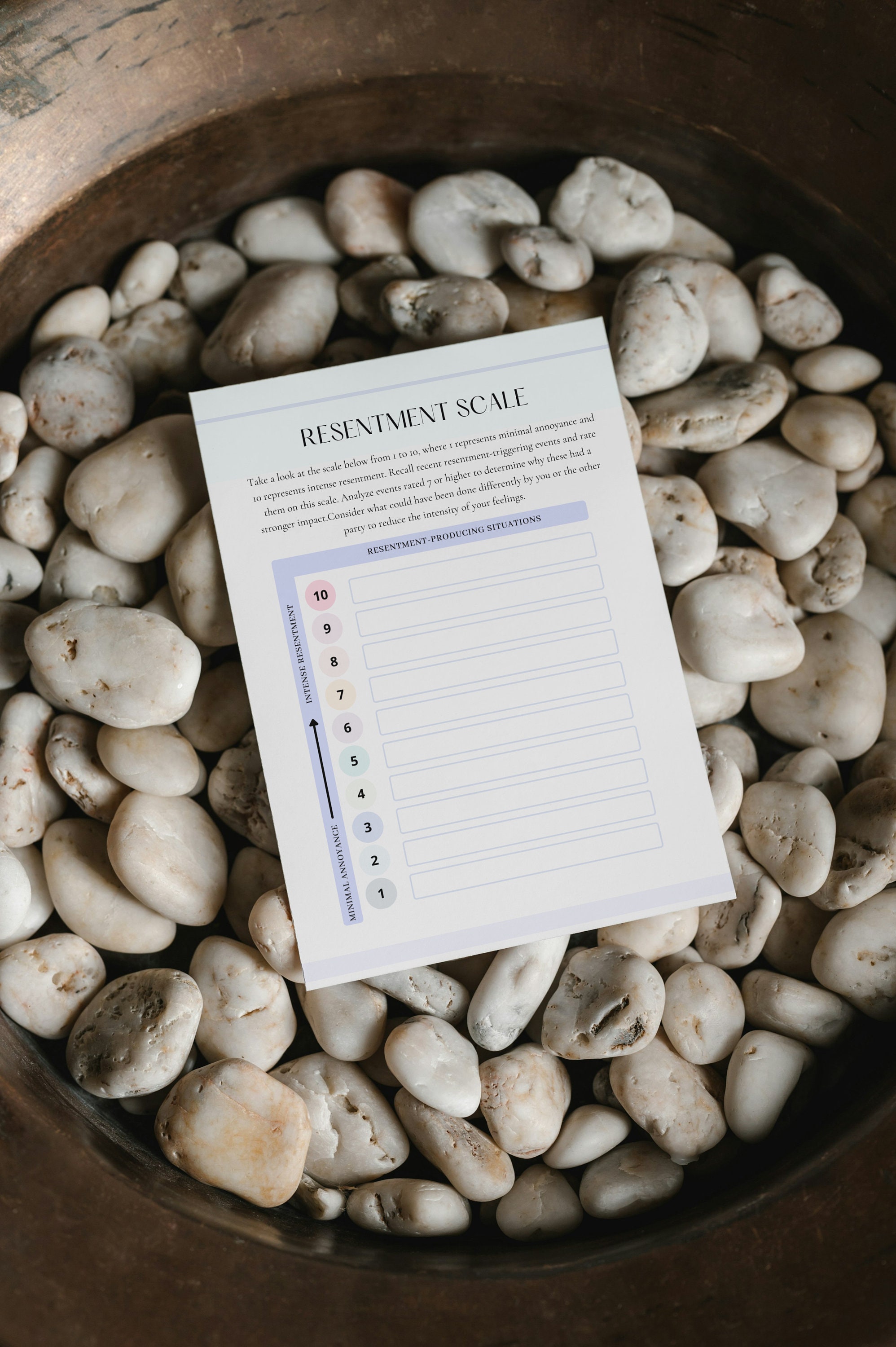 Resentment Cycle Therapy Worksheets Conflict Resolution Workbook Family ...