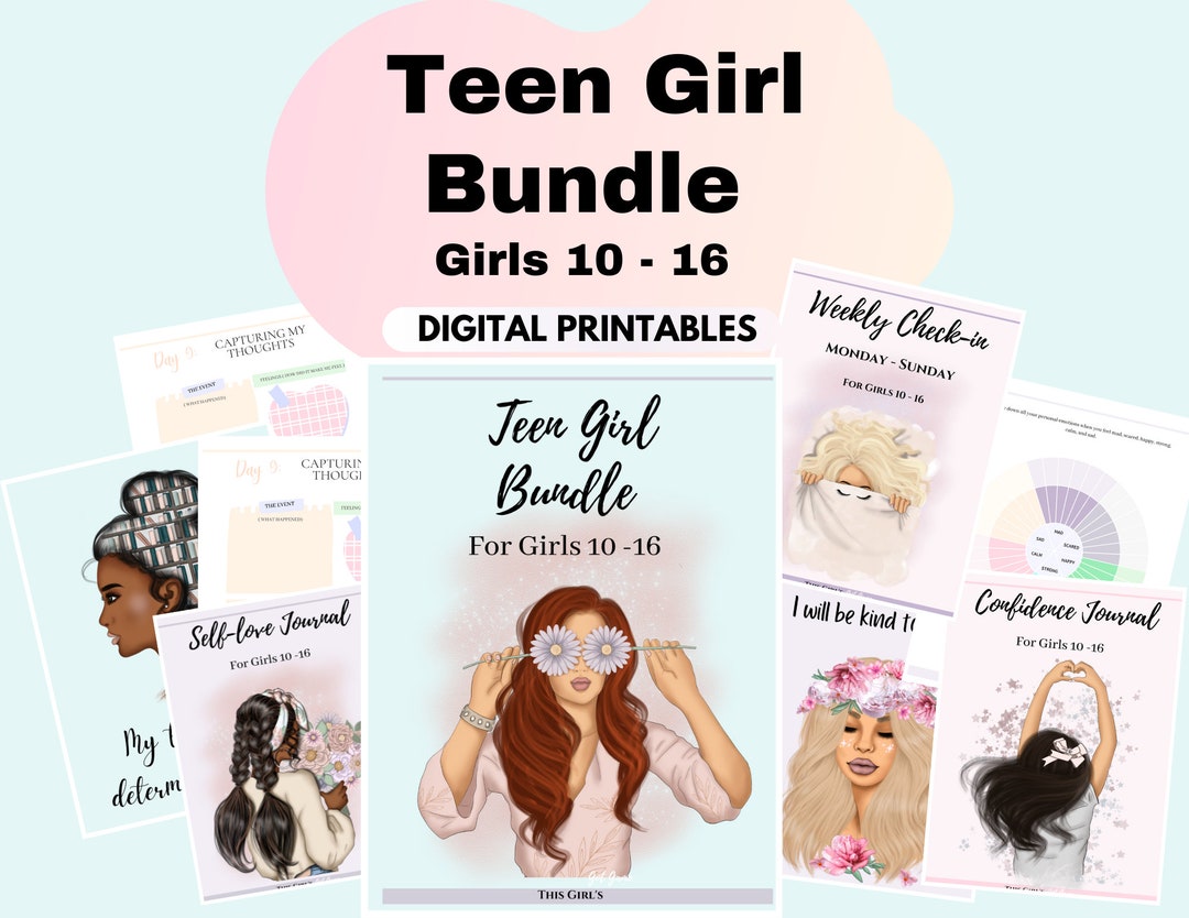 Teenage Girl Journal Personalised Journal for Girls Wellness Journal ...