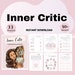 Inner Critic Workbook Negative Self-talk Self Help Worksheets - Etsy UK