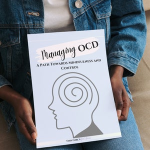 OCD Therapy Worksheets Anxiety Coping Skills Exercises CBT Workbook ERP ...