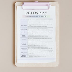 Shame Spiral Acceptance and Commitment Therapy Journal Emotional ...