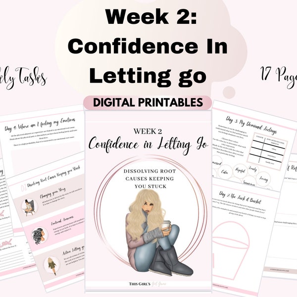 Letting Go Worksheet - Etsy