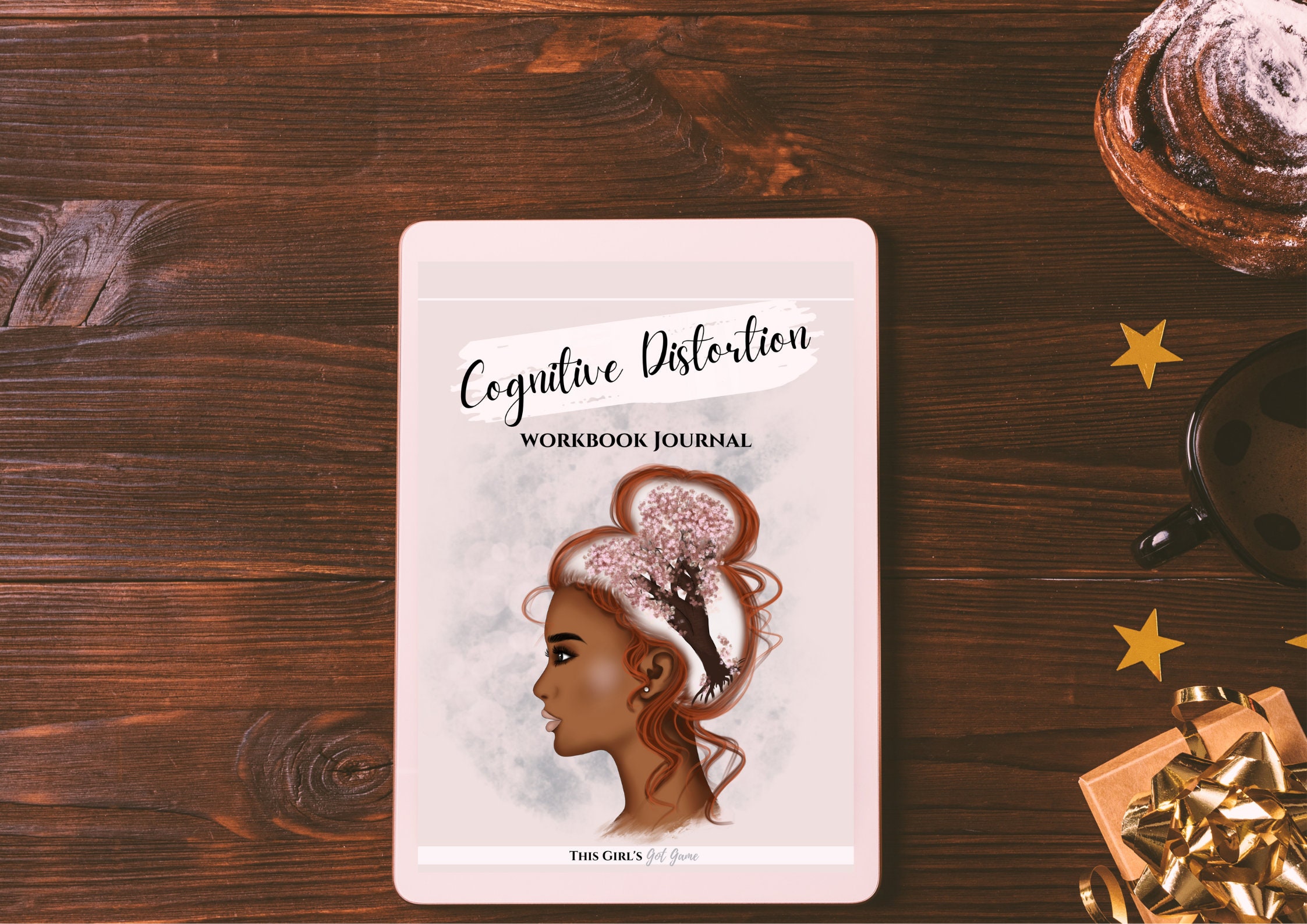 Cognitive Distortions Journal Self Esteem Worksheets Black and White ...