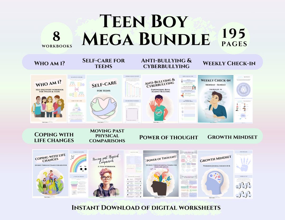 Kids Coping Skills Worksheets Teen Boy Emotional Regulation Child ...